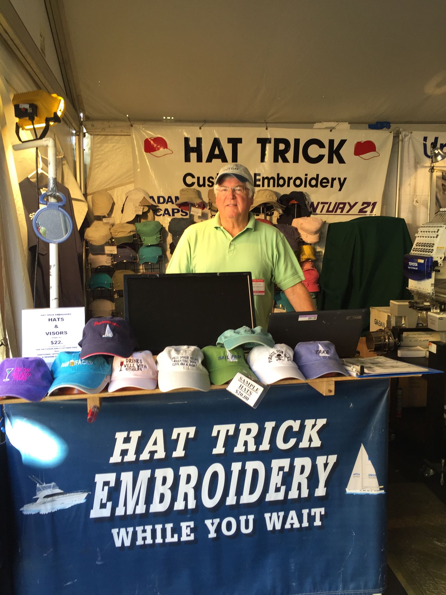 Nautical Boat Hats Custom Embroidered - BoatNation