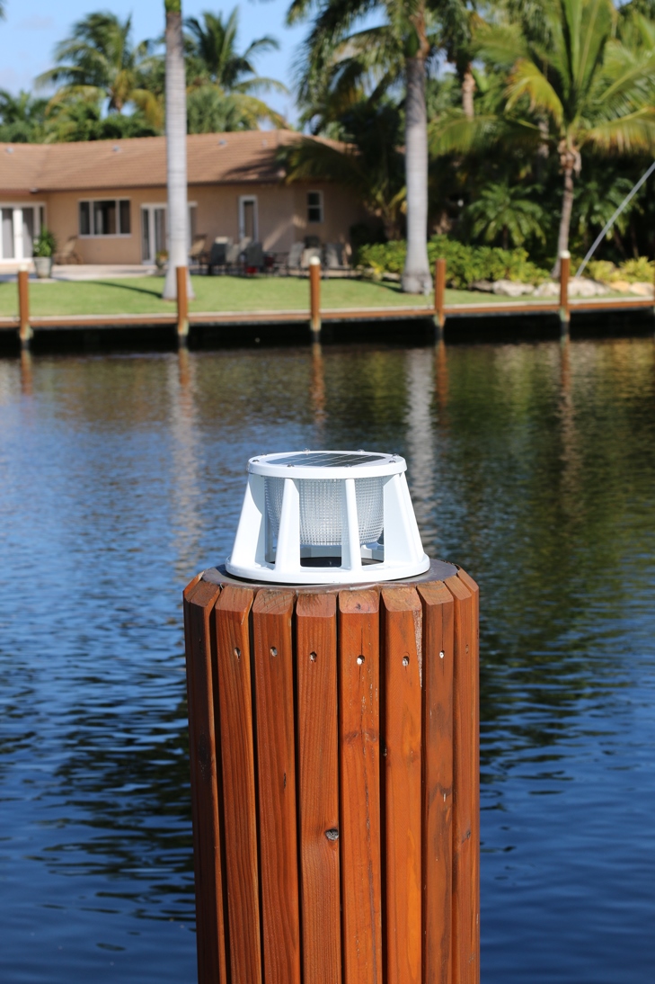 Piling Solar Light-CNC Aluminum - BoatNation