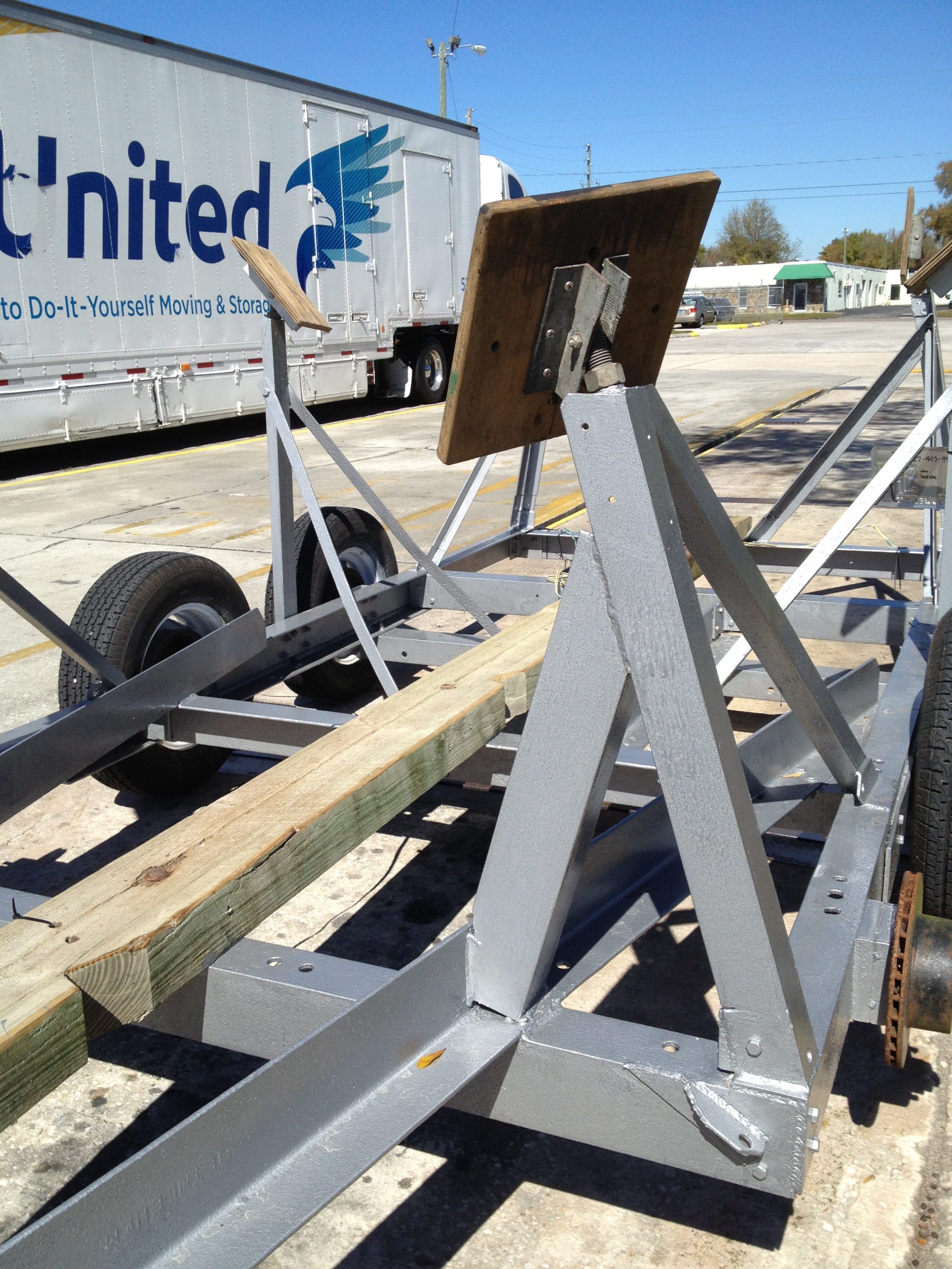 SAILBOAT Trailer- heavy duty steel for 28' x 9+ x draft to 4' - BoatNation
