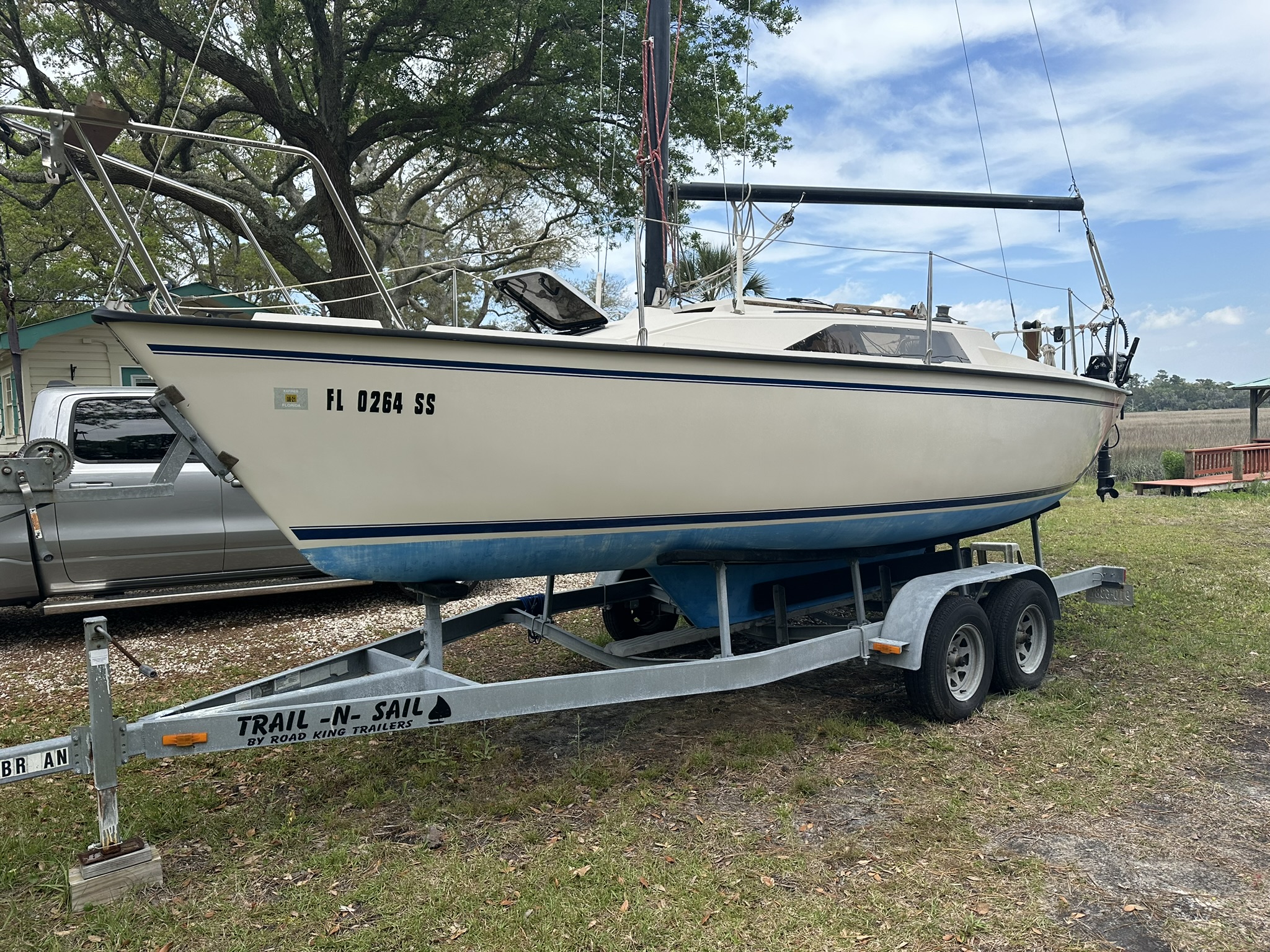 23 ft Precision Package In Great Shape include Custom Trailer - BoatNation